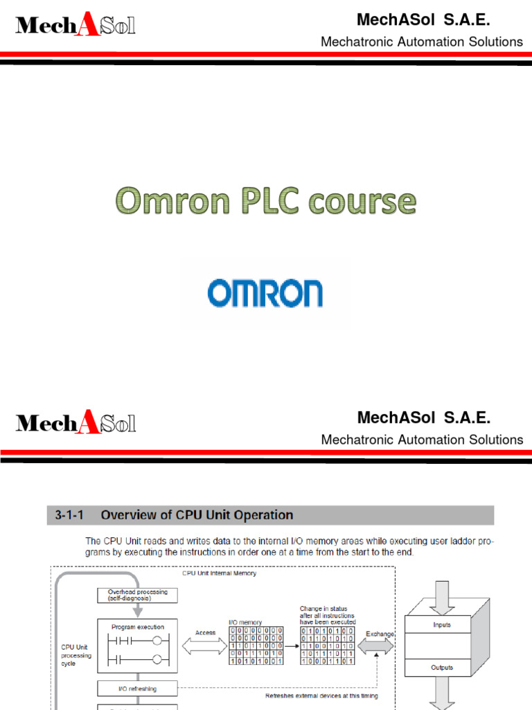 Omron PLC For Beginners | PDF | Applied Mathematics | Engineering