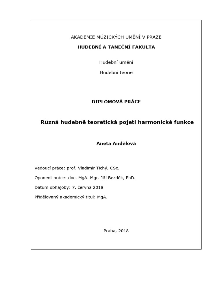 1 - Diplomova Prace | PDF