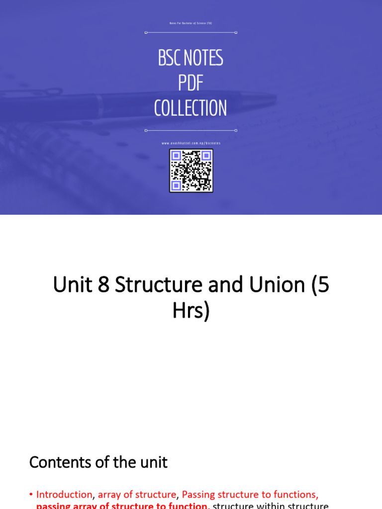 Structure and Union | PDF | Pointer (Computer Programming) | Software ... Structure and Union | PDF | Pointer (Computer Programming) | Software ...