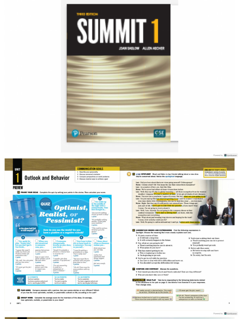 Libro-Pre Advanced Summit 1 Zuleica | PDF