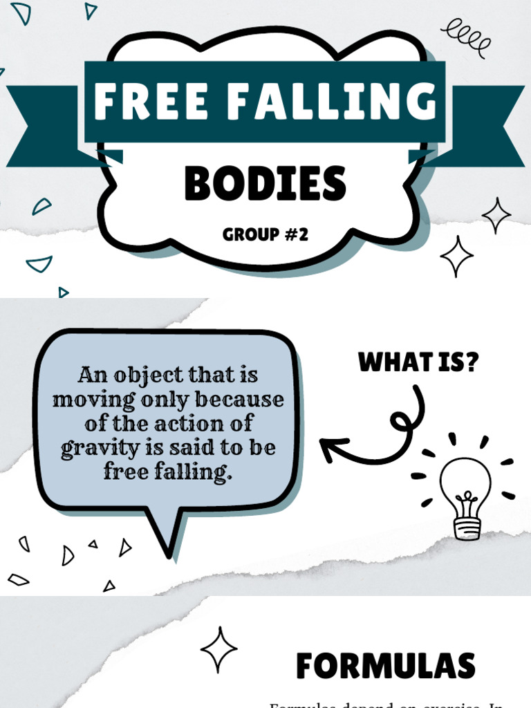 Free Falling Bodies Presentation - Group #2 - | PDF