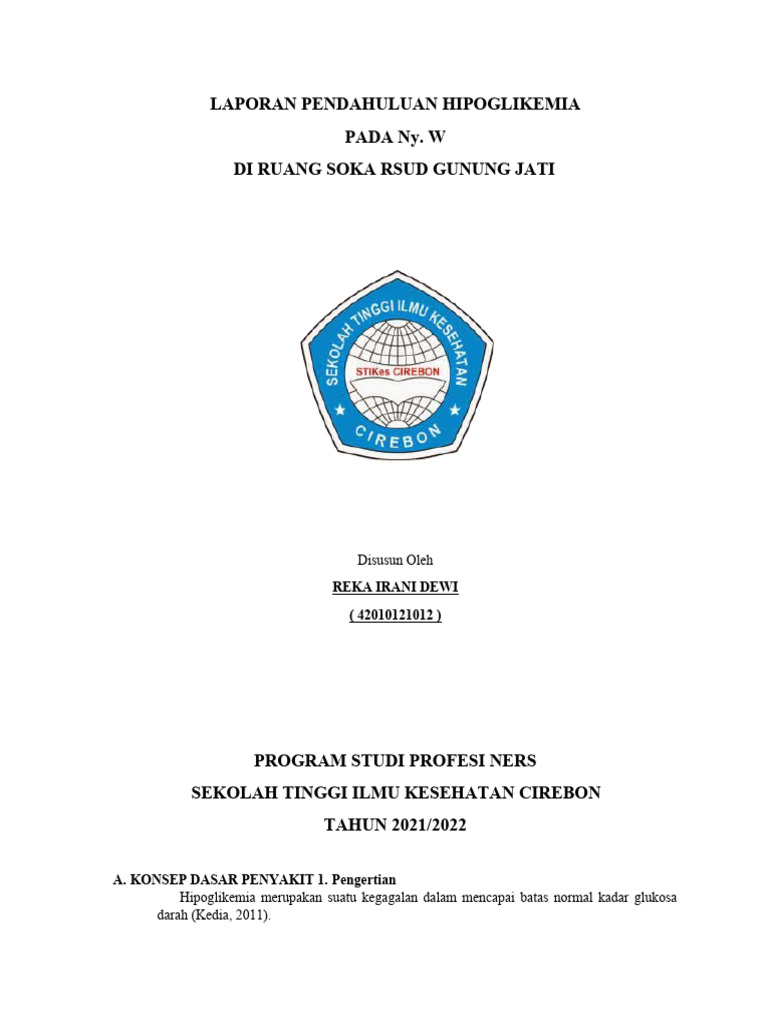 LP Hipoglikemia SDKI | PDF