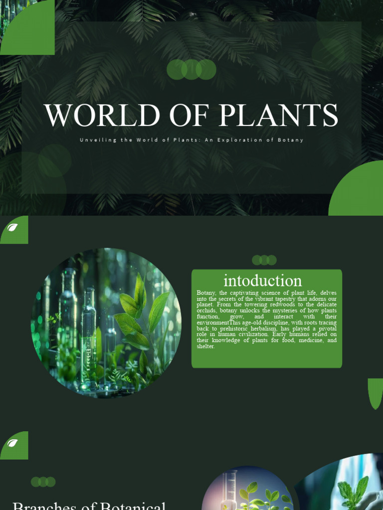 Botany Templates | PDF | Botany | Plants