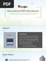 Paparan Sosialisasi Modul SIMPONI V2 (WS V2) 1 | PDF