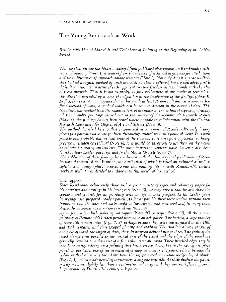 Journals Oh 91 1-2 Article-P61 4-Preview | PDF | Rembrandt | Paintings