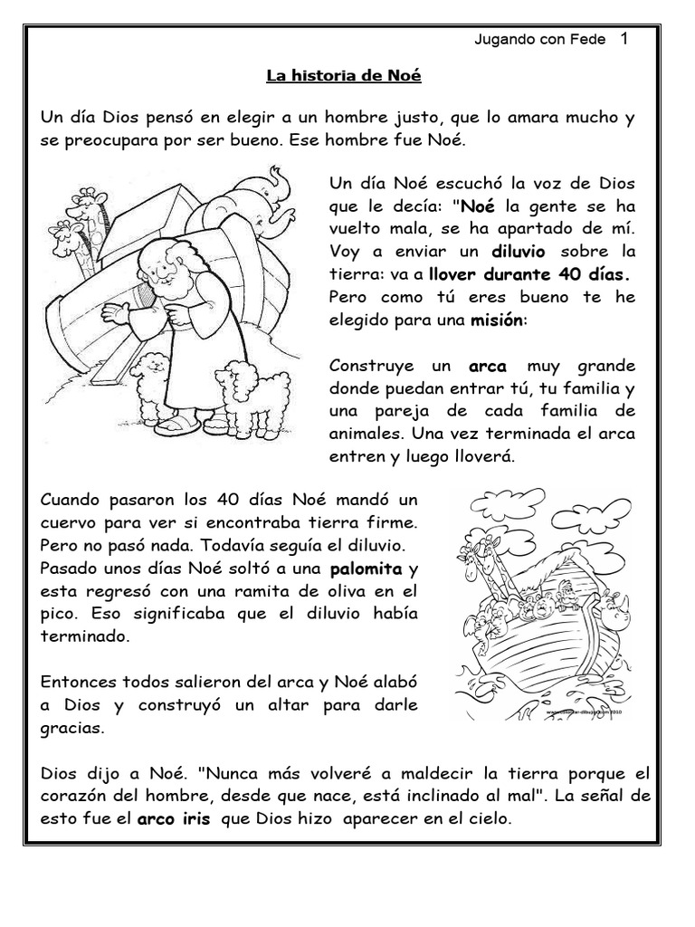Historia de Noé, Abraham y Jacob | PDF | Noé | Jacob