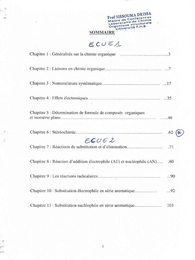 CM Chimie Orga 2016 | PDF