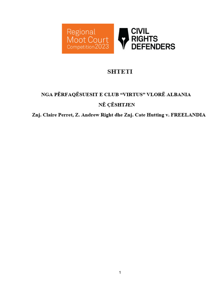 Alb Kazus Shteti 1. | PDF