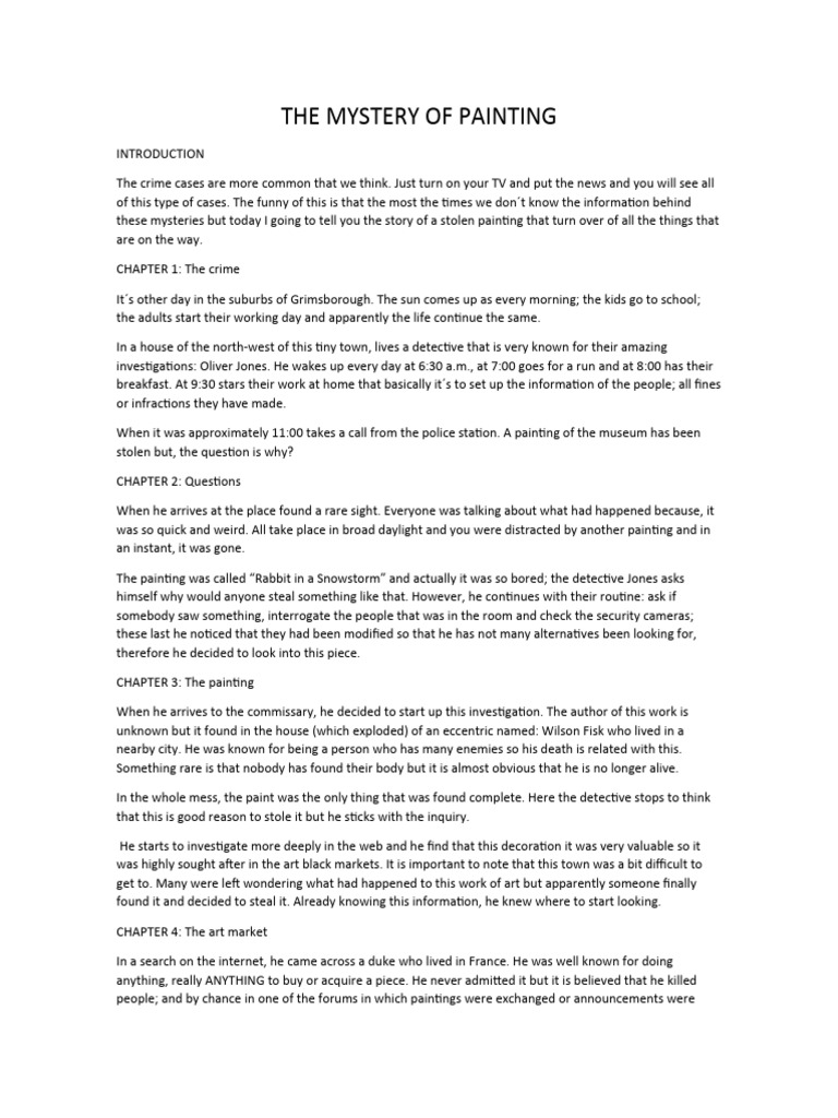 The Mystery of Painting | PDF