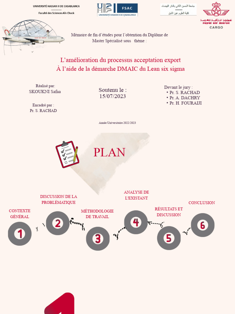 L'Optimisation Du Processus Acceptation Export À L'aide de La Démarche DMAIC Du Lean Six Sigma ...