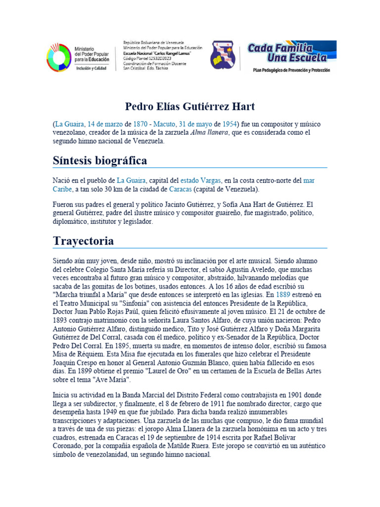 Pedro Elías Gutierrez | PDF