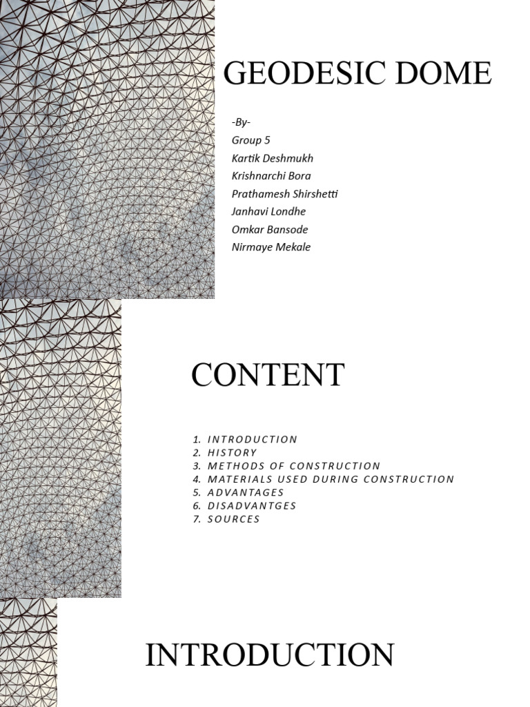 Geodesic Dome | PDF | Dome