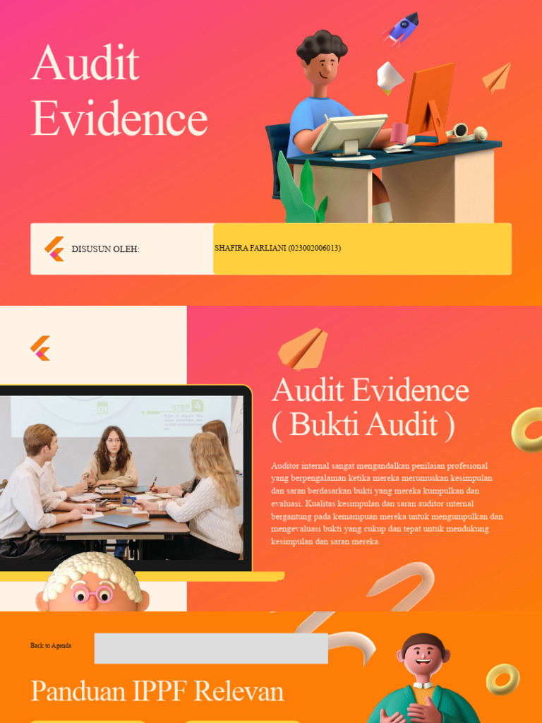 Chapter 10 Audit Evidence Shafira F 023002006013 | PDF