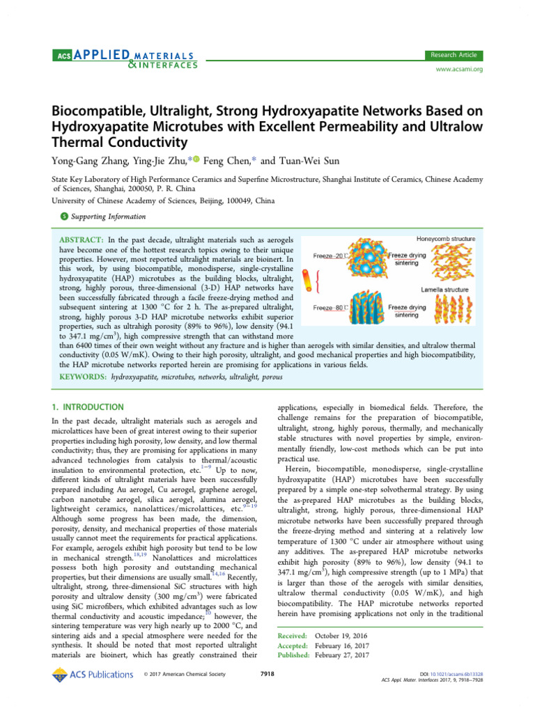 Biocompatibilidad de Hidroxipatita | Download Free PDF | Sintering ...