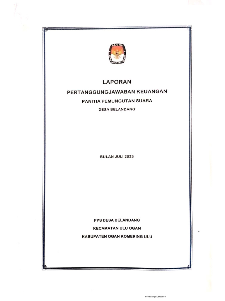 LPJ Juli Pps Belandang | PDF