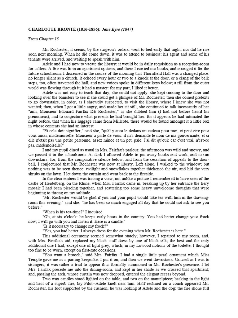 Jane Eyre | PDF | Jane Eyre