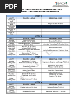 2025 NSC May/June Exam Timetable | PDF | Qualifications | Educational ...