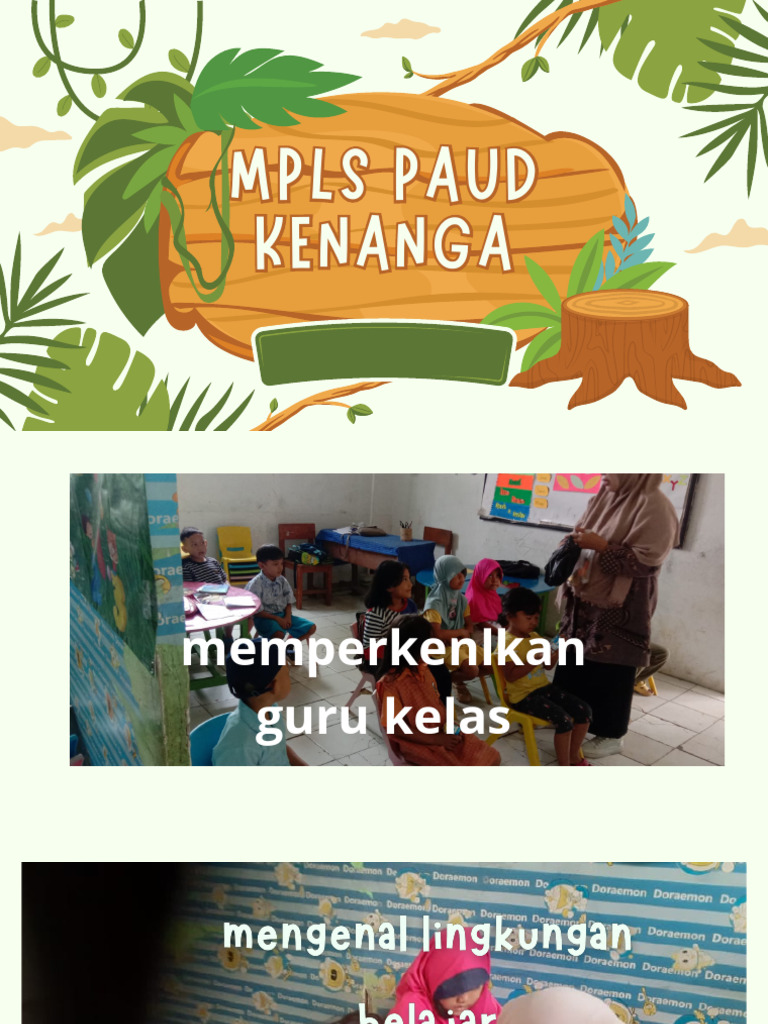 Laporan Mpls Paud Kenanga | PDF