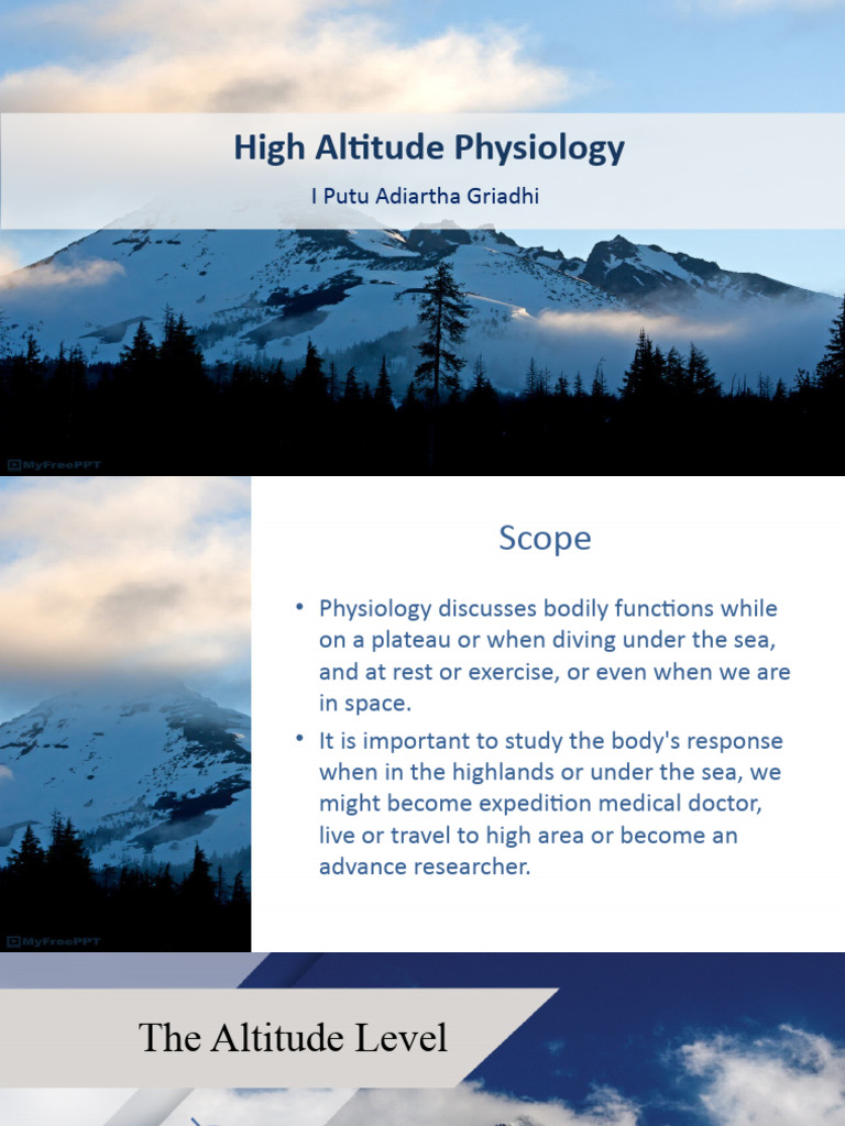 High Altitude Physiology Overview | PDF | Altitude | Medical Specialties