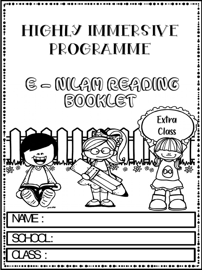 E-Nilam Reading Booklet - 1 | PDF | Wellness