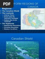 Canada’s 7 Landform Regions Explained | PDF | Appalachian Mountains ...