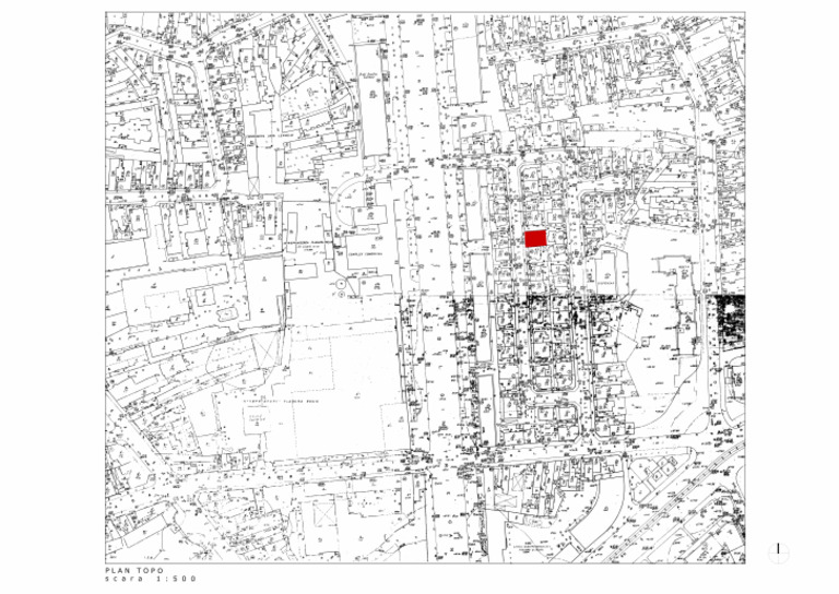 Plan Topo - sc.1-500 - Format A0 | PDF