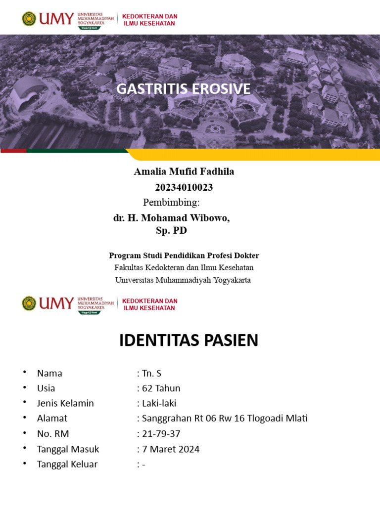 Gastritis Errosive - IPD | PDF