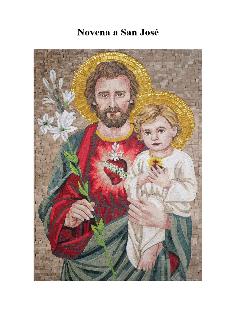 Novena A San José | PDF | María, madre de Jesús | Intercesión