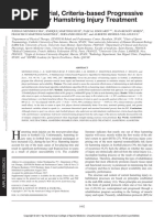 Askling Protocol | PDF | Physical Therapy | Knee