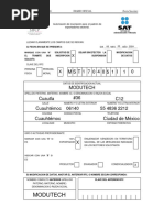 Formato DEL SAT LLENO PDF | PDF | Gobierno | Gobierno y personalidad