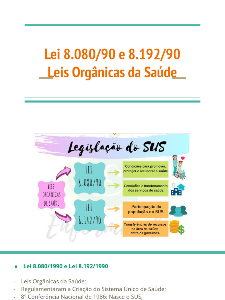 Sus - Lei 8080 e 8142 | PDF | Epidemiologia