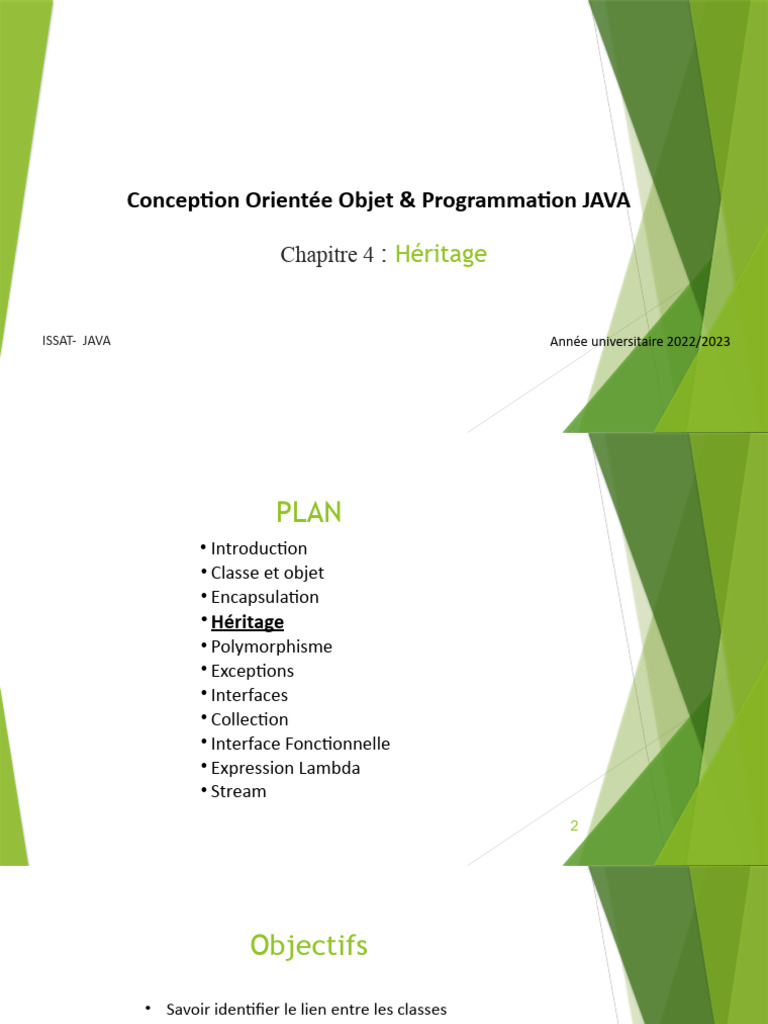 Chapitre4-Héritage | PDF | Classe (informatique) | Informatique