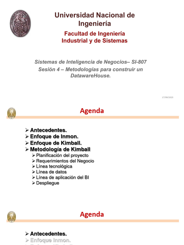 Guía de Metodologías DWH: Inmon vs Kimball | PDF | Almacén de datos ...