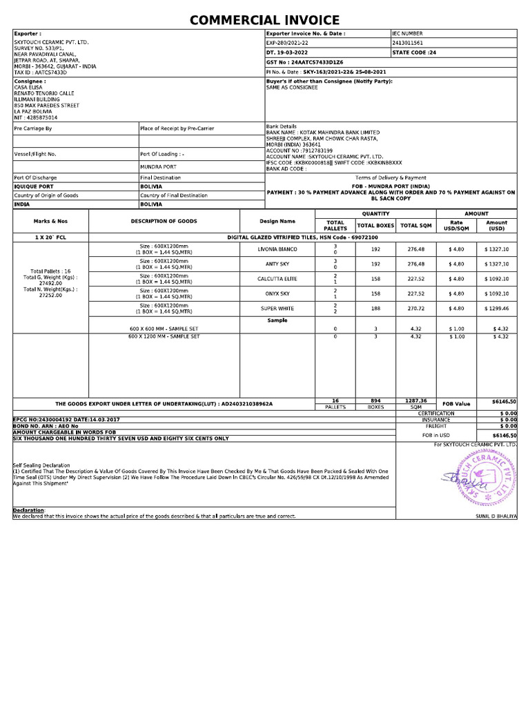 Invoice Original | PDF