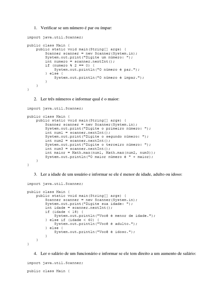 Tokens de Identificadores em Código Java | PDF | Java (linguagem de ...