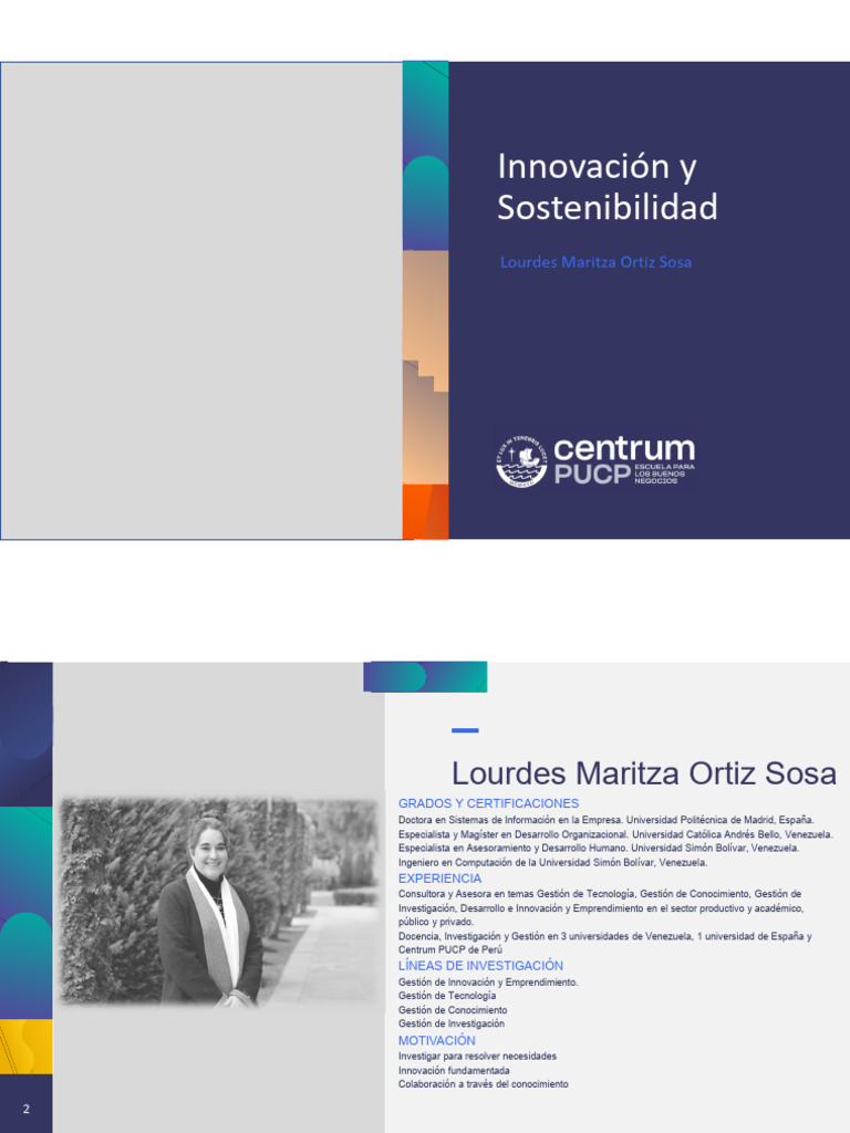 Innovación y Sostenibilidad en Gerencia | PDF | Sustentabilidad ...
