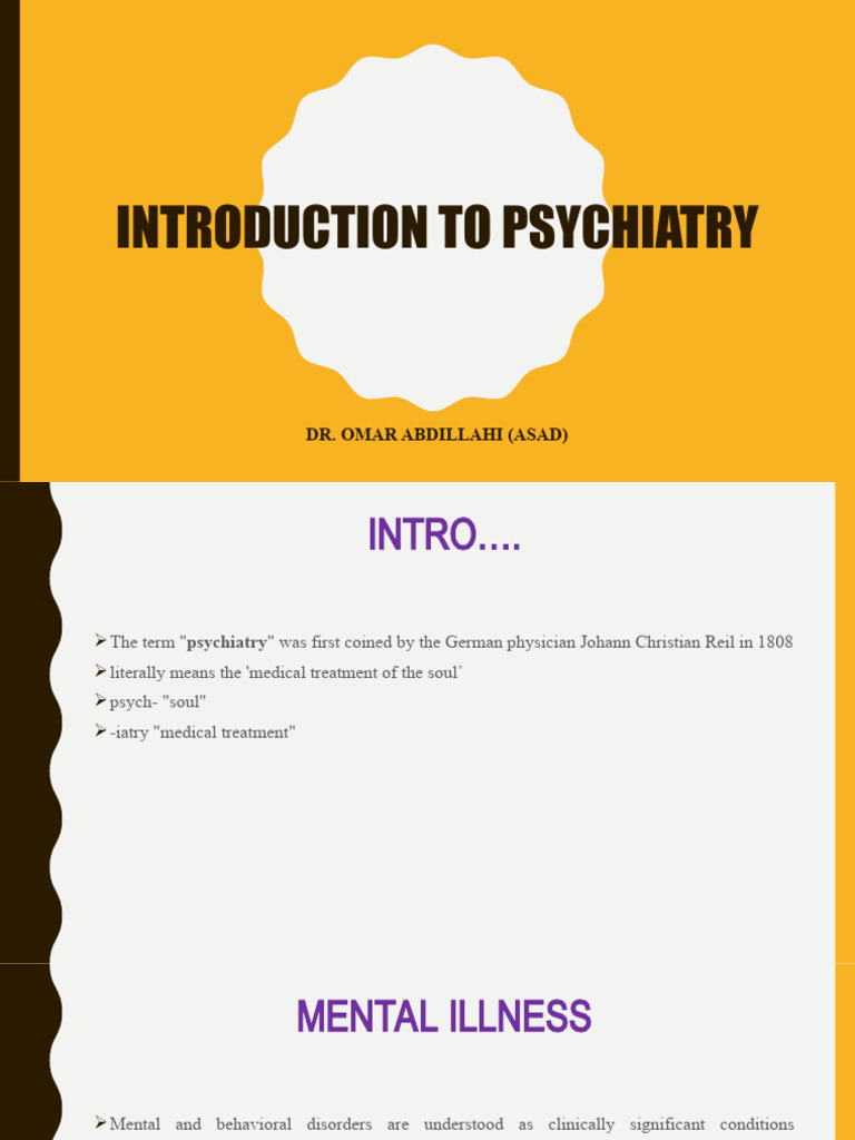 Introduction To Psychiatry | Download Free PDF | Mental Disorder ...