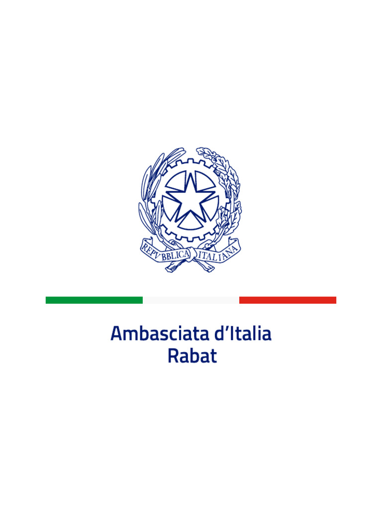 Ambasciata D'italia A Rabat Logo Vectorial | PDF
