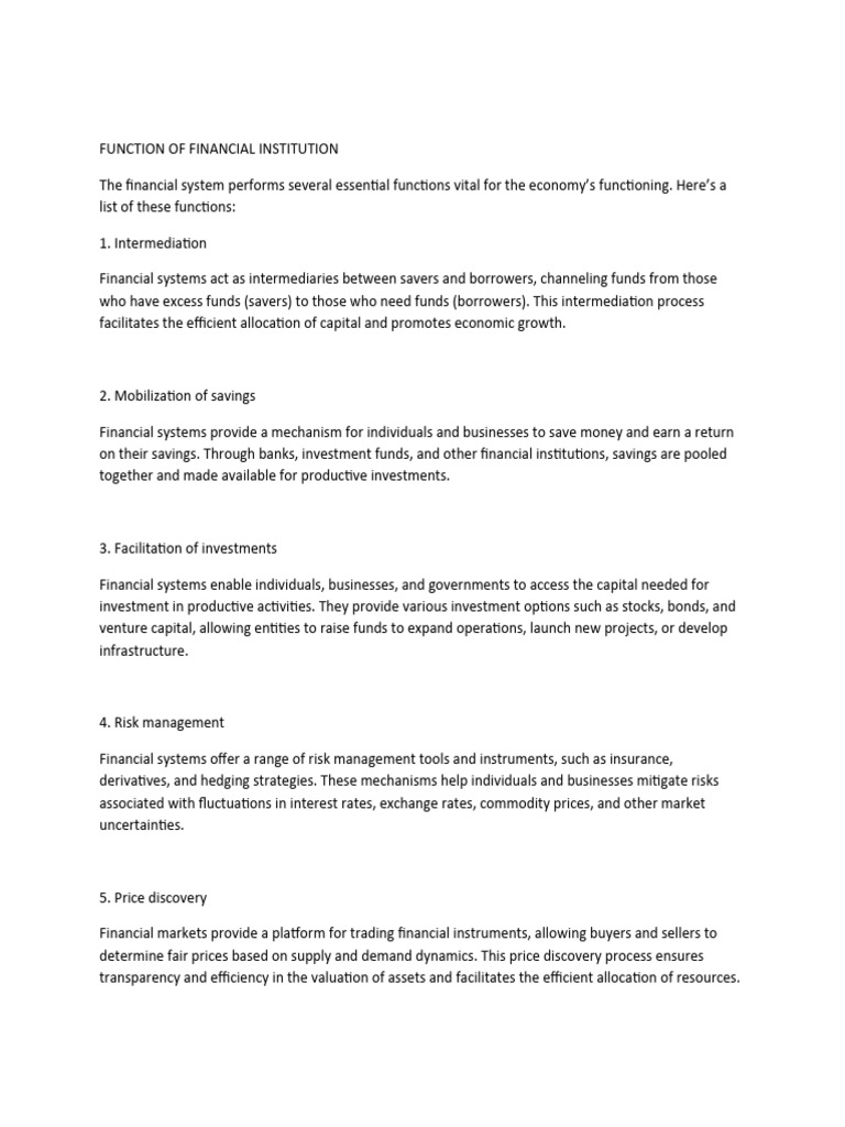 Financial Institution ND 2 | PDF | Non Bank Financial Institution | Banks