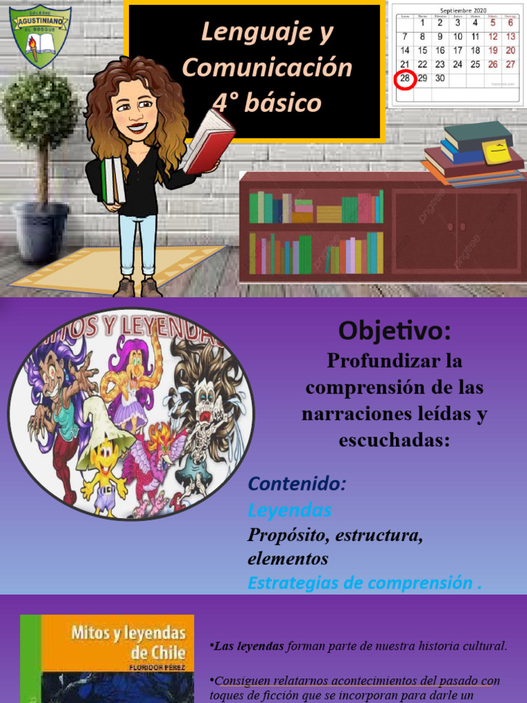 4tolenguaje Comprension Lectora Las Leyendas | PDF | Narración | Leyendas