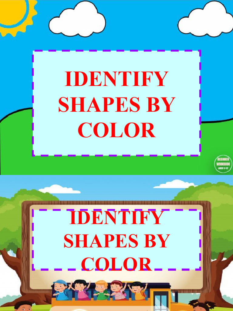 F.44. IDENTIFY SHAPES BY COLORS | PDF
