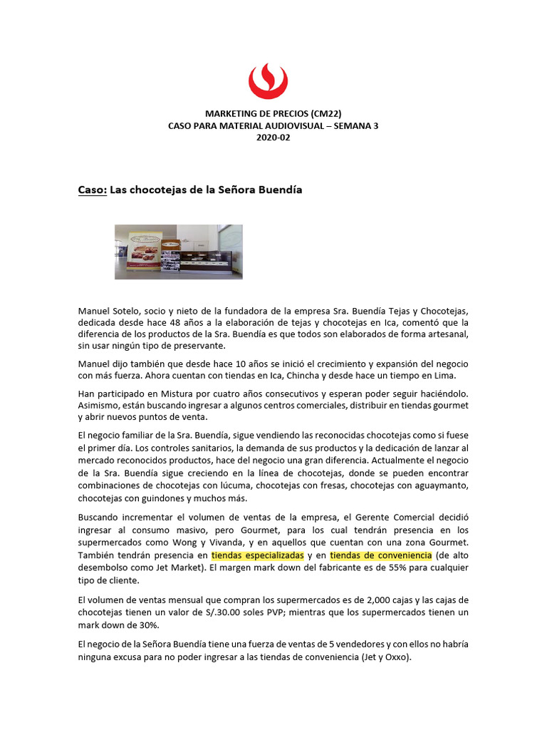 CM22 - Caso Las Chocotejas de La Señora Buendía 202002 - VF2 | PDF ...