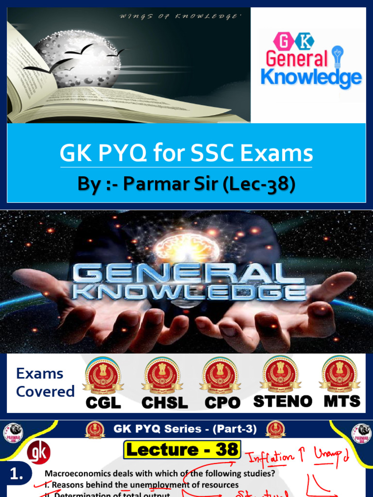 Lecture - 38 PYQ (PART - 3) | PDF