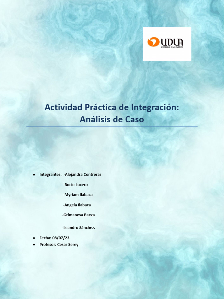 Actividad PrÃ¡ctica de IntegraciÃ N | PDF | Las emociones | Sicología