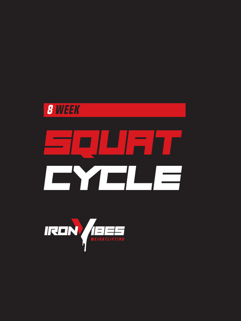 8-Week Squat Cycle for Strength Training | PDF | Individual Sports | Weight