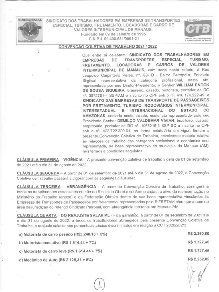 CCT 2021-2022 Preto e Branco | PDF