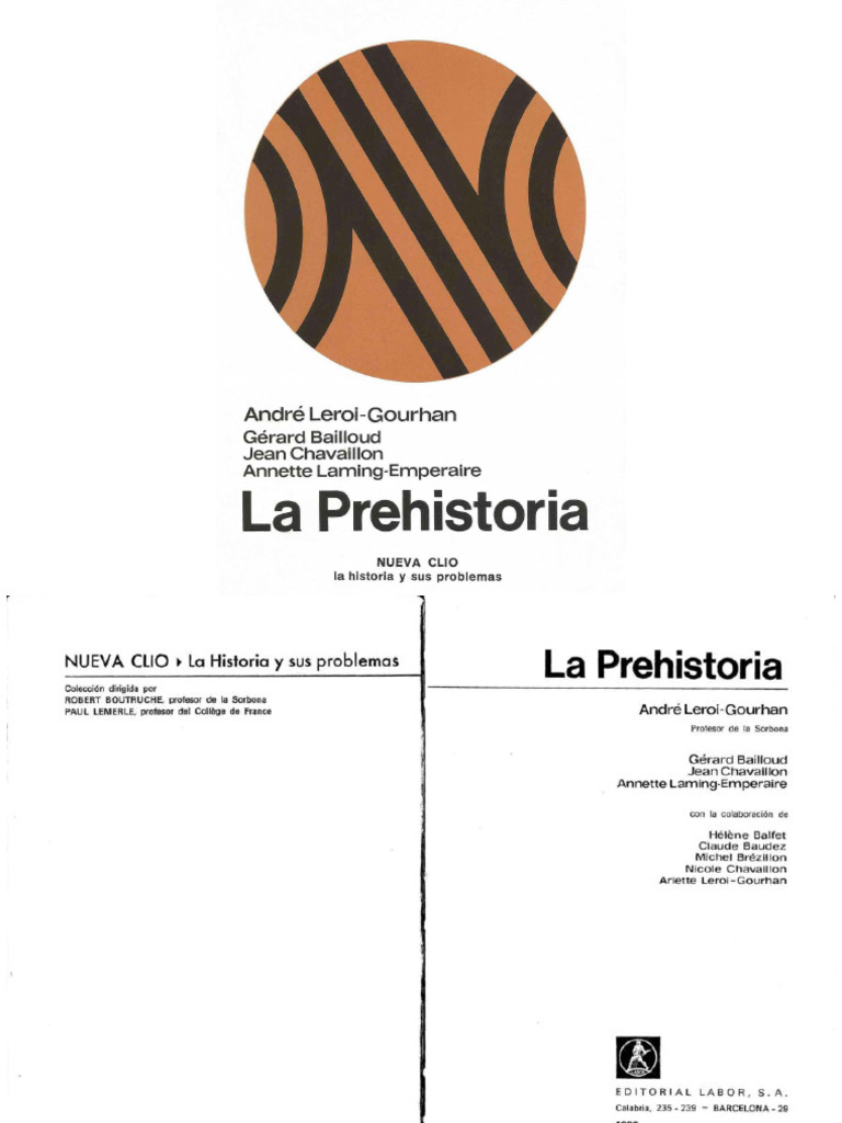 LEROI-GOURHAN, 2002, La Prehistoria | PDF