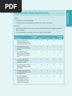 Leadership Style Questionnaire | PDF | Politics