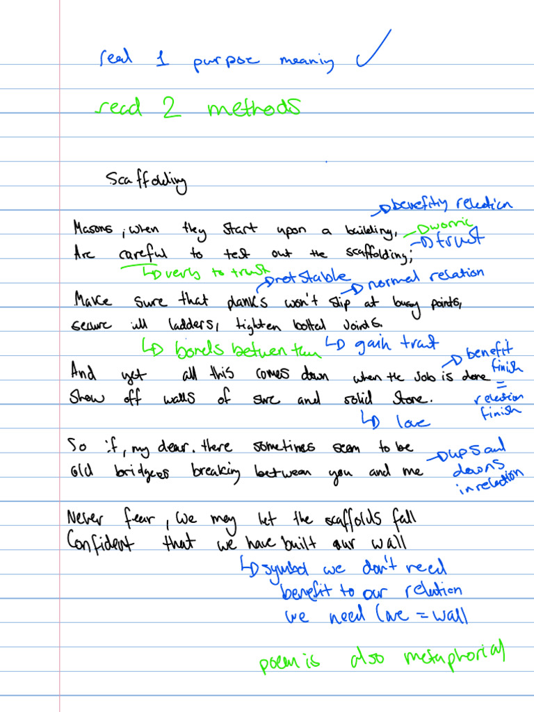 Unseen Poetry Notes | PDF