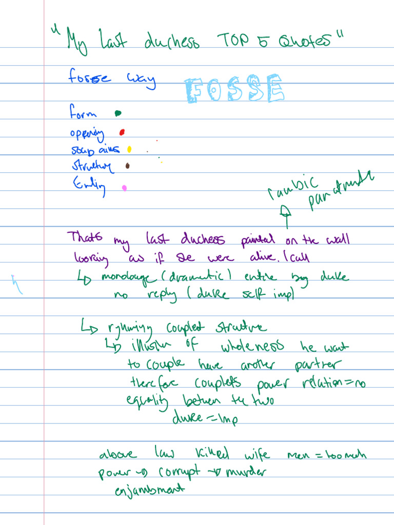 poem notes | PDF